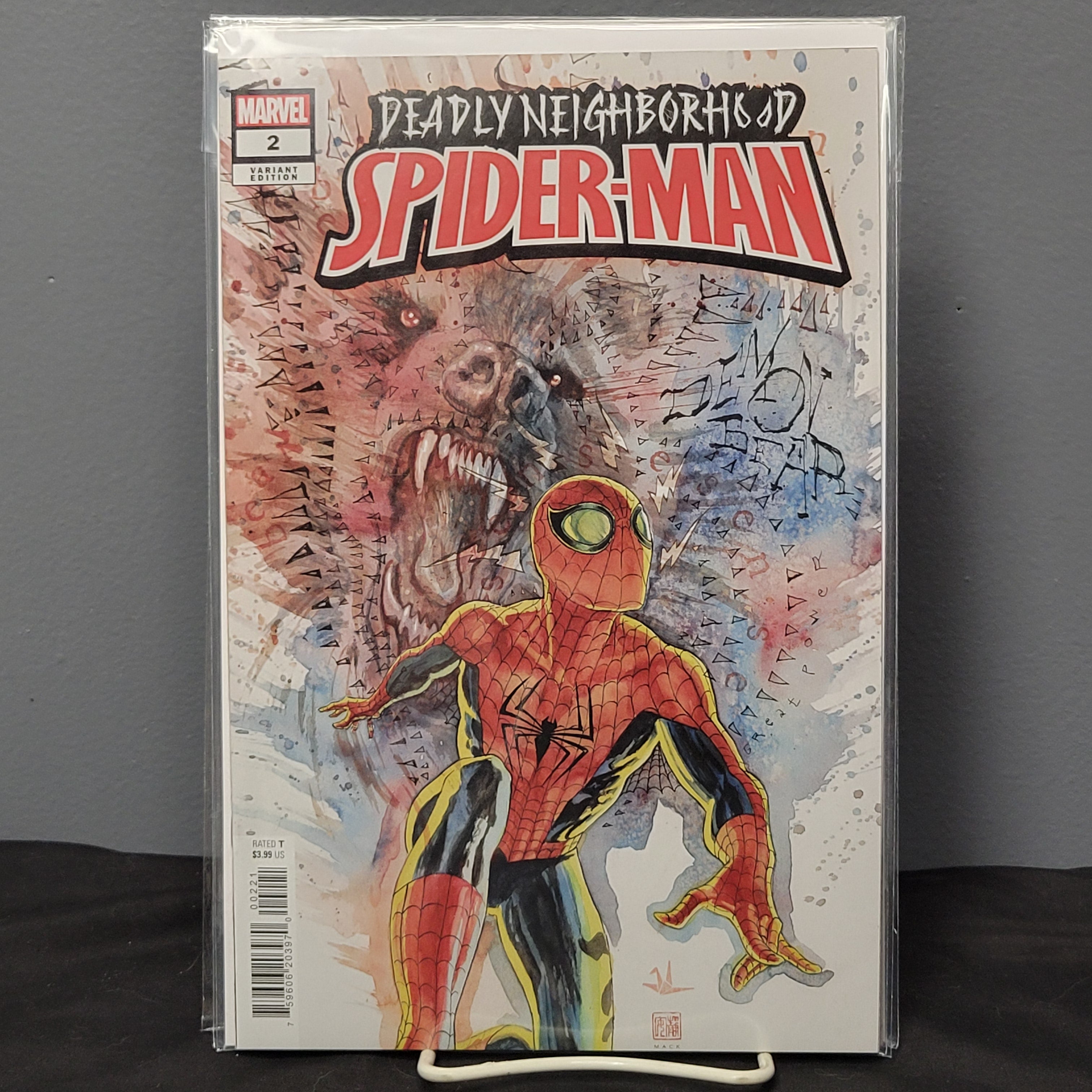 Deadly Neighborhood Spider-Man #2 Mack Variant – Hero's Corner Comics