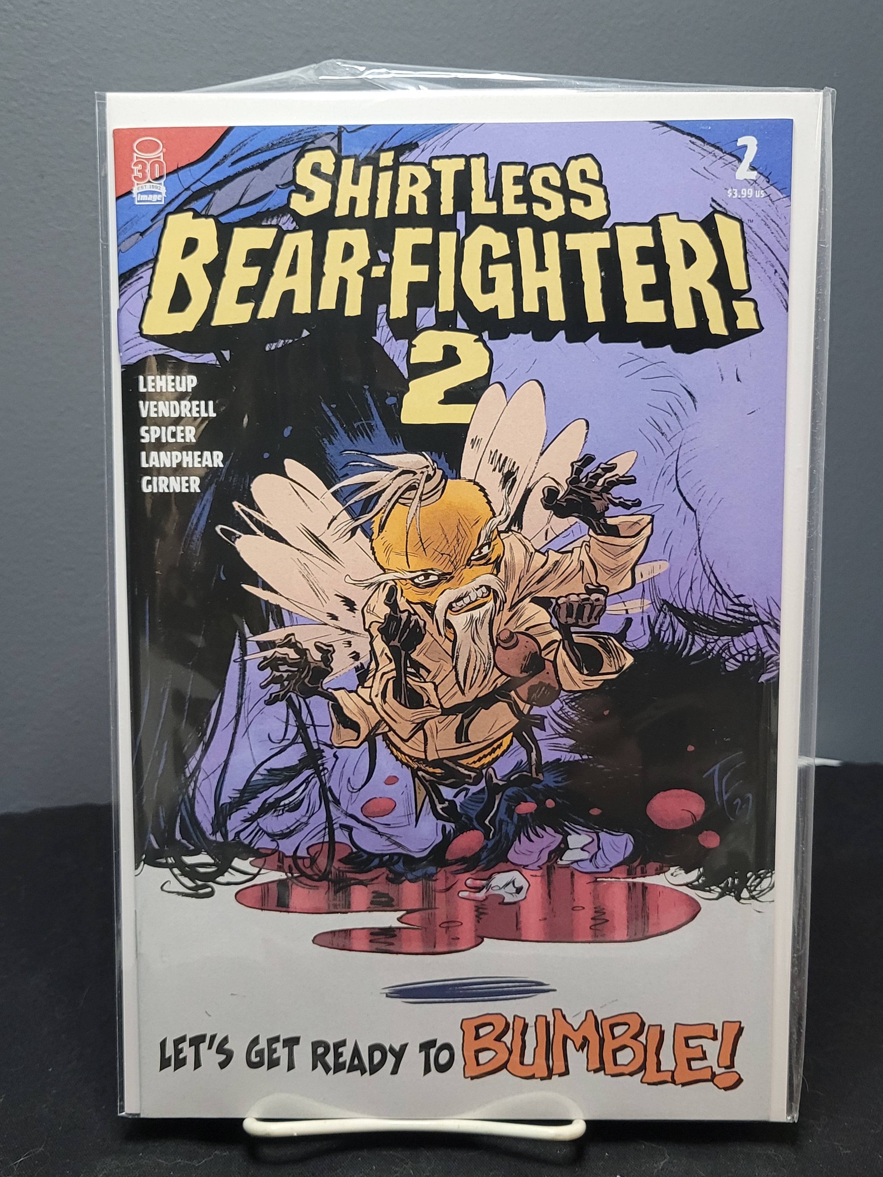 Shirtless Bear-Fighter! 2 #2 Variant – Hero's Corner Comics