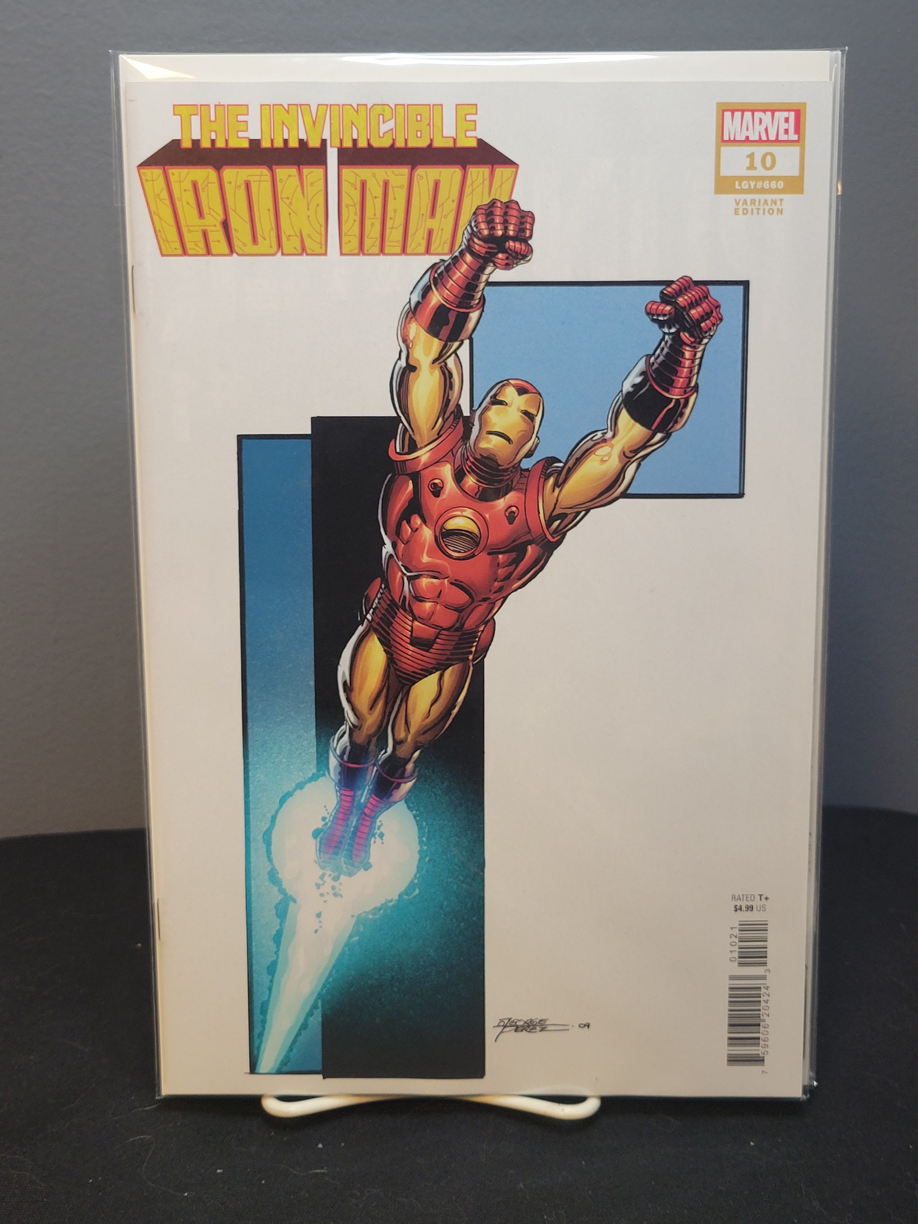 Invincible Iron Man #10 Perez Variant – Hero's Corner Comics