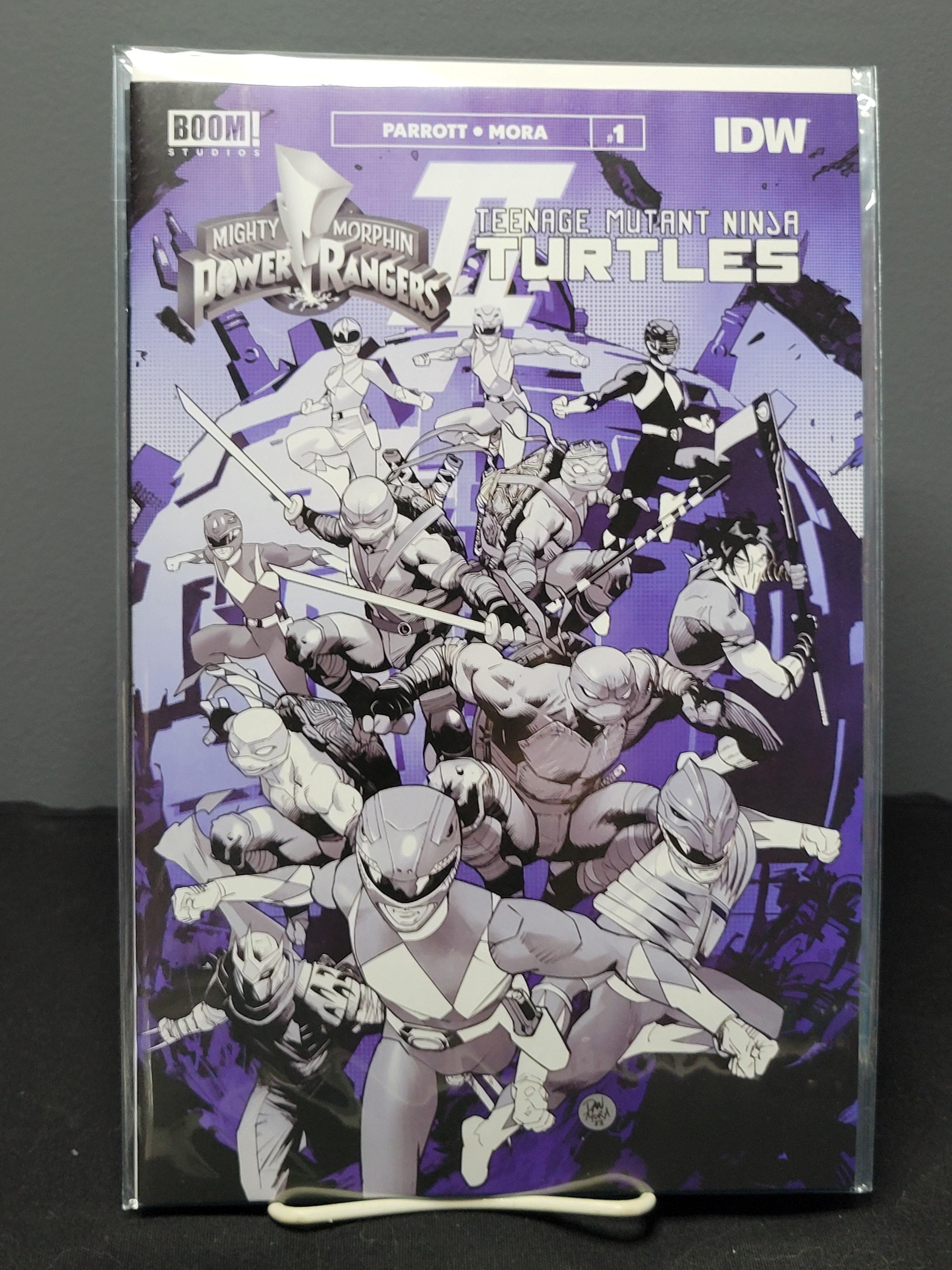 MMPR TMNT B&W #1 Variant – Hero's Corner Comics
