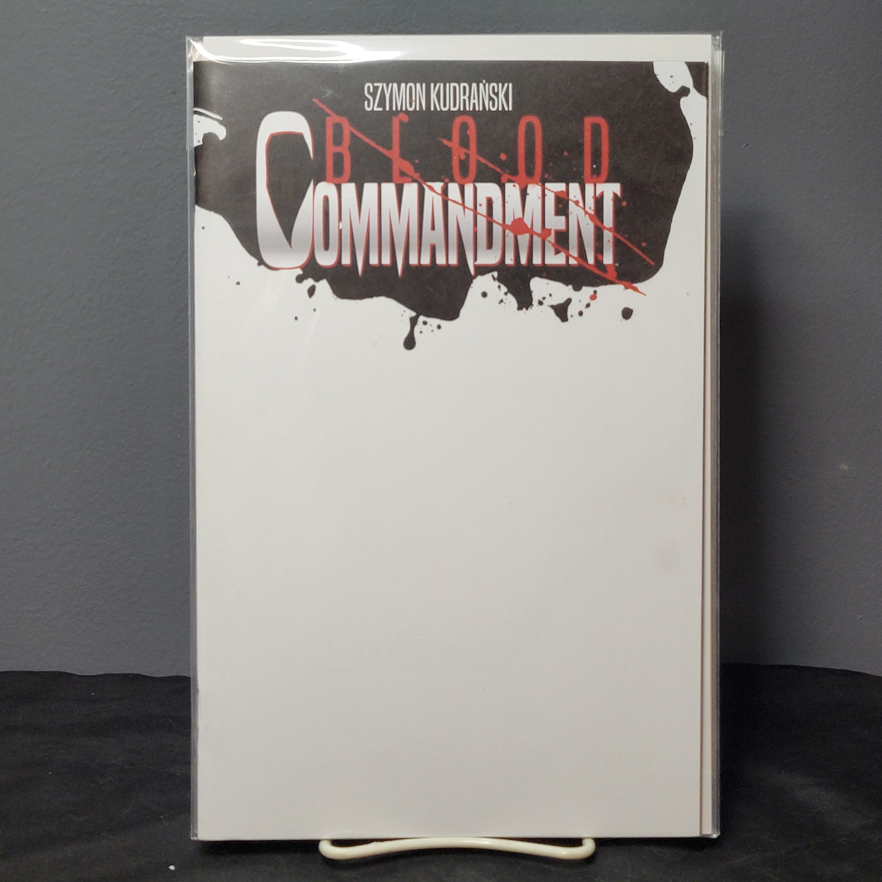 Blood Commandment #1 Blank Variant – Hero's Corner Comics