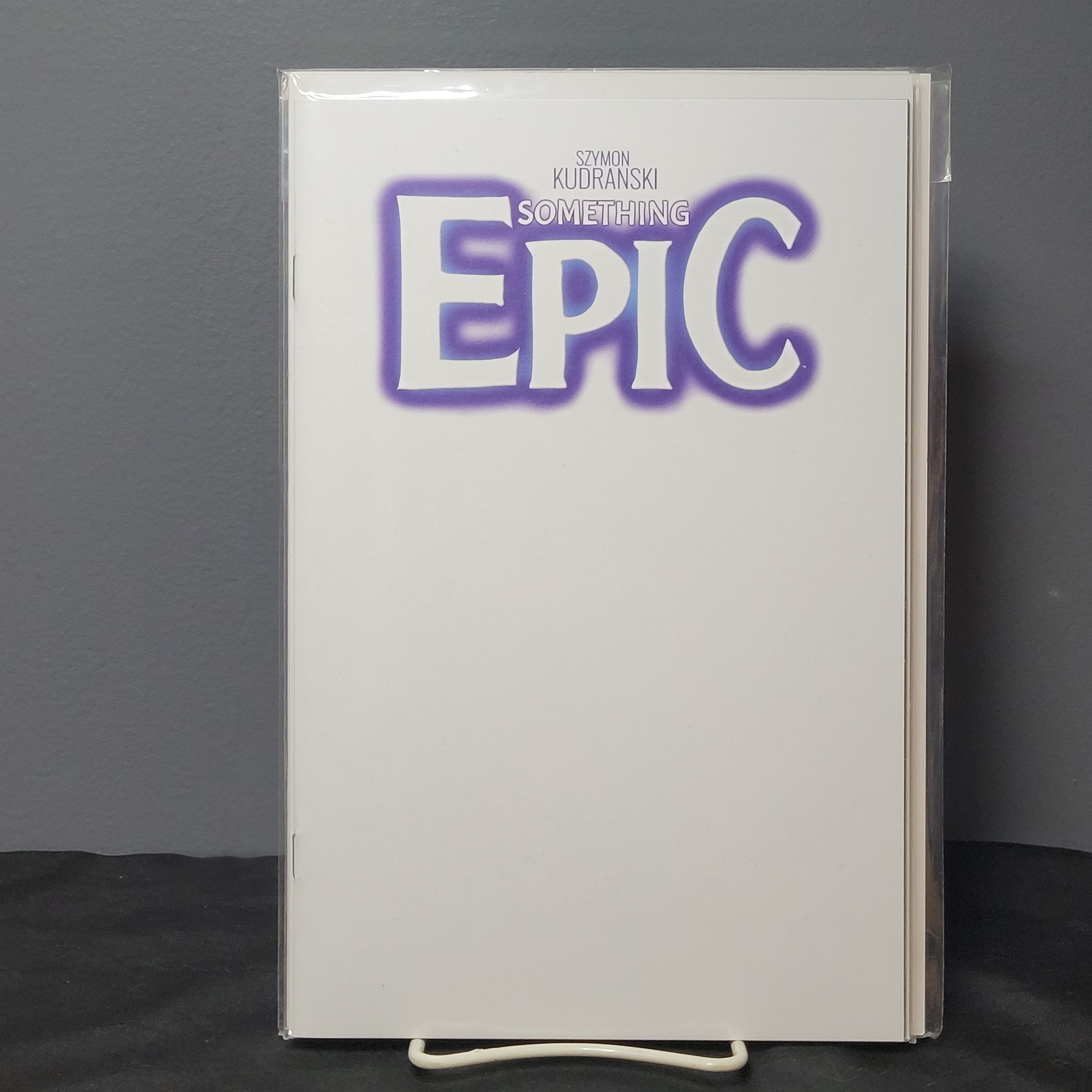 Something Epic #1 Blank Variant – Hero's Corner Comics