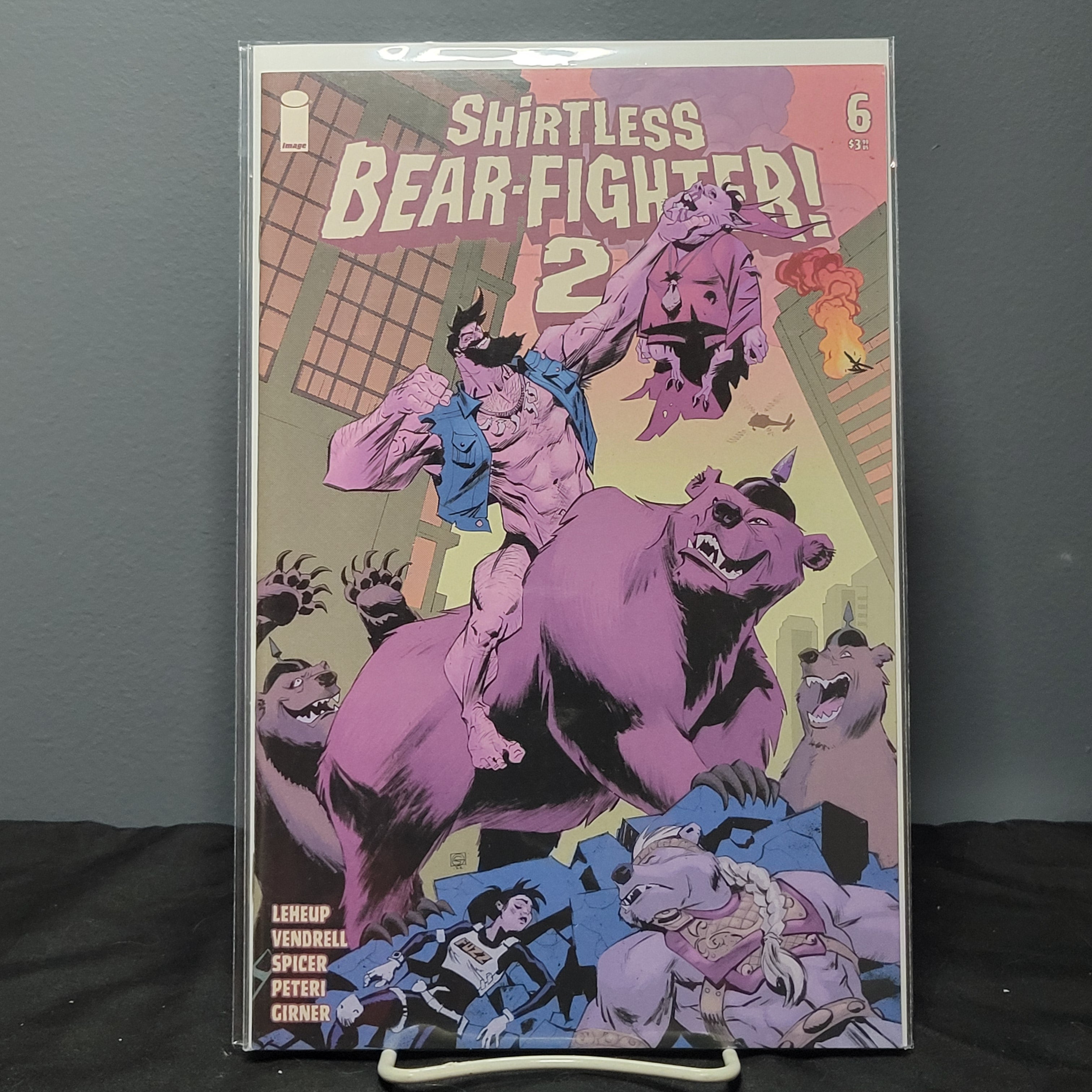 Shirtless Bear-Fighter! 2 #6 Variant – Hero's Corner Comics