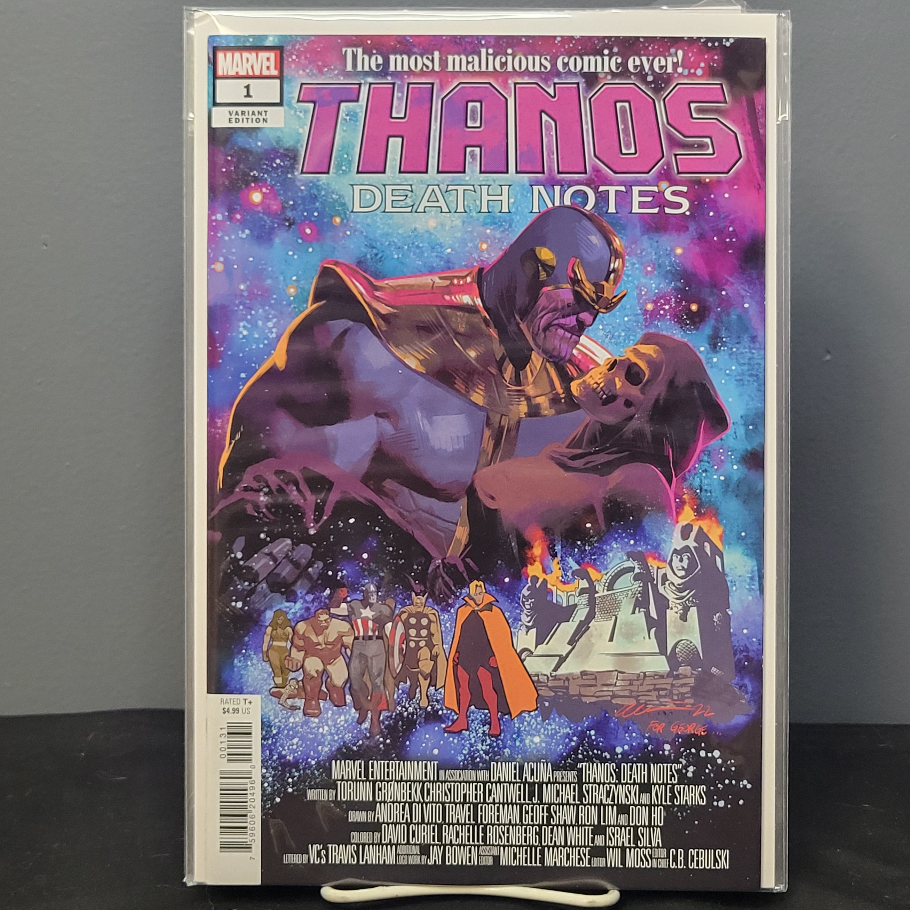 Thanos Death Notes #1 Variant – Hero's Corner Comics