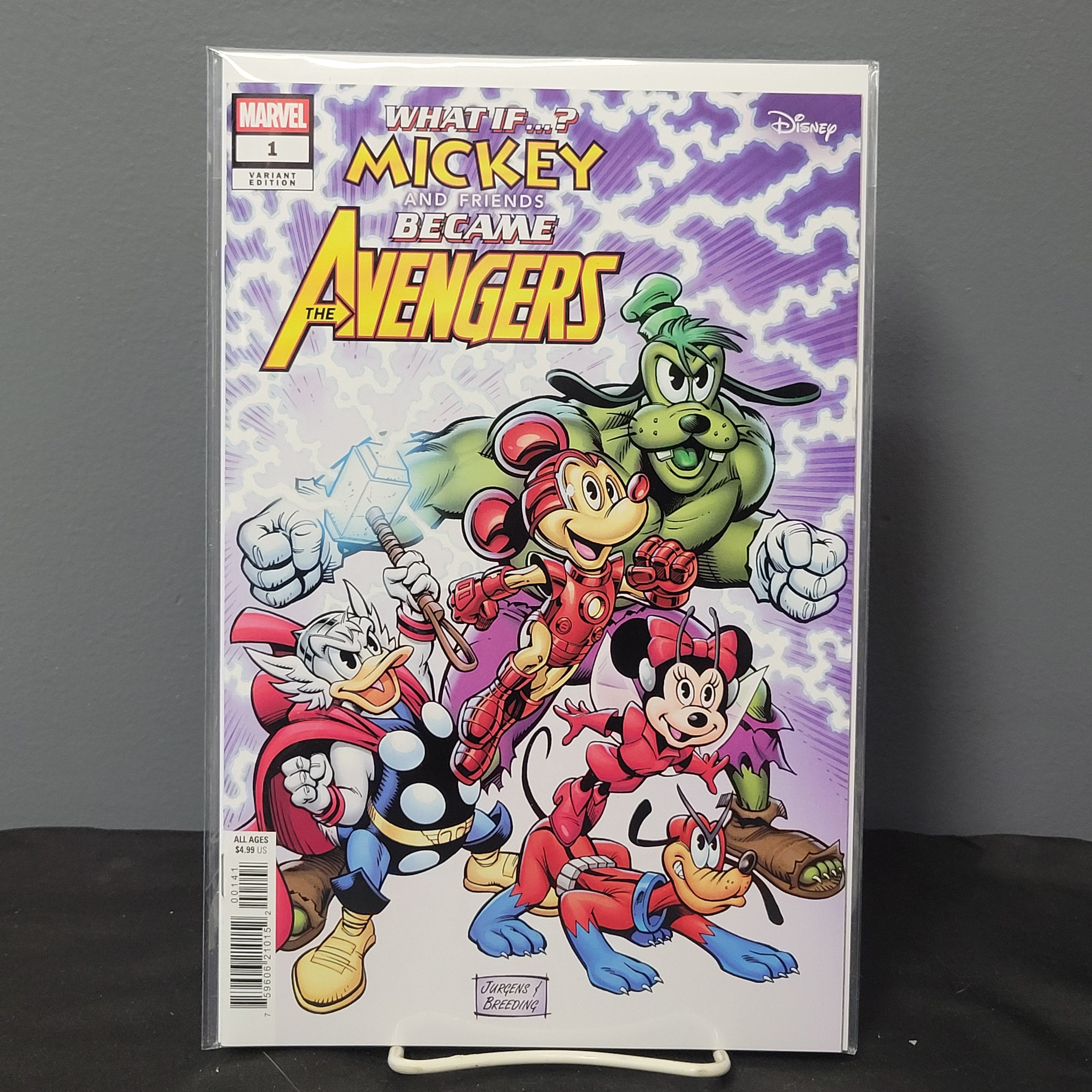 What If? Mickey And Friends Became The Avengers #1 Jurgens Variant ...