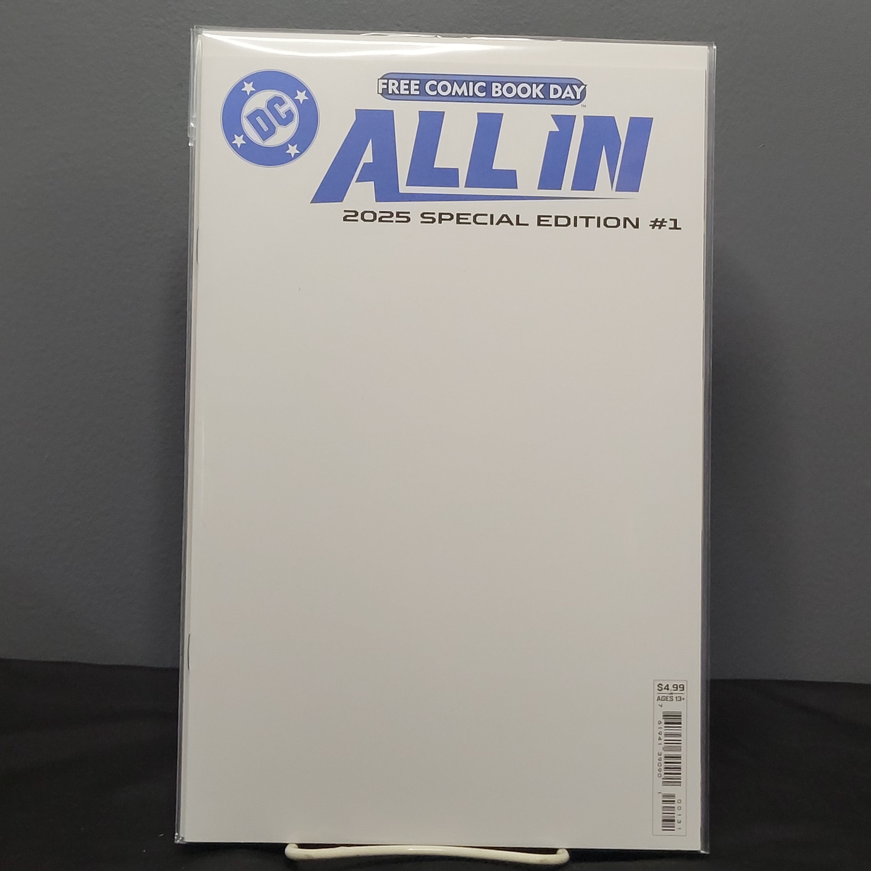 DC All In 2025 Special Edition Blank Variant – Hero's Corner Comics
